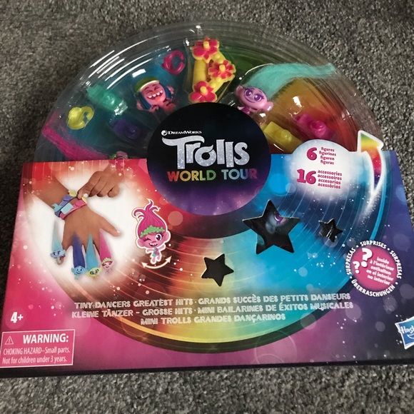 Dreamworks | Toys | Nib Trolls World Tour Tiny Dancers Figures More | Poshmark